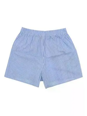 LA ROSE Striped Loungewear Shorts