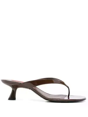 SIMONMILLER 57mm Beep Thong Sandals - Brown