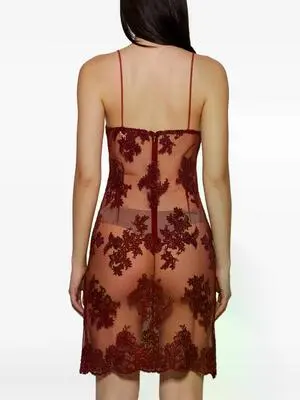 ROBERTA EINER Lace Detailing Mini Dress