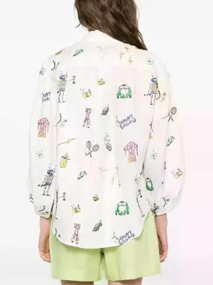 ALEMAIS Long Sleeve Printed Shirt