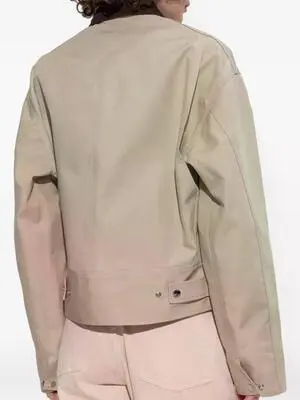 JW Anderson Cropped Zip-front Jacket - Neutrals