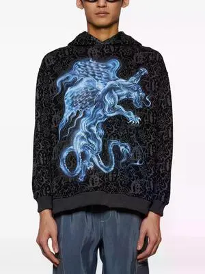 CASELLA MEYER Graphic-print Jacquard Hoodie