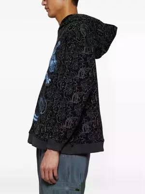 CASELLA MEYER Graphic-print Jacquard Hoodie