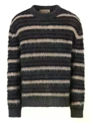 Marni Striped Fluffy Sweater