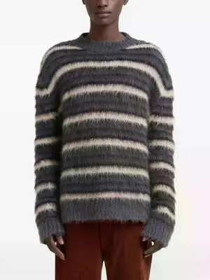 Marni Striped Fluffy Sweater