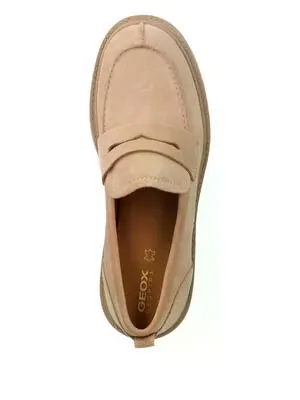 Geox Suede Slip-on Loafers