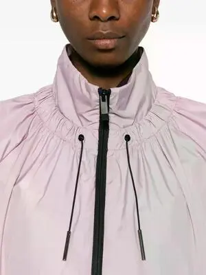 Moncler Puff-sleeve Jacket With Drawstring Neck