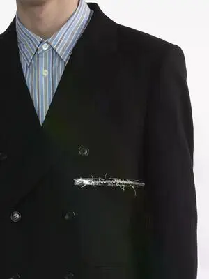 Comme Des Garçons Zip-detail Blazer