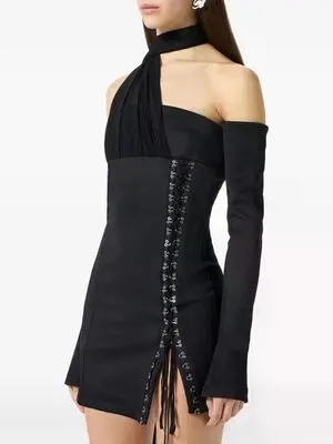Blumarine Off-shoulder Mini Dress