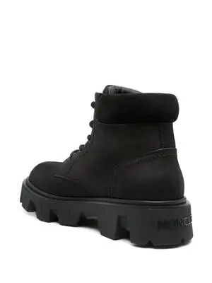 Moncler Peak City Lace-up Boots - Black
