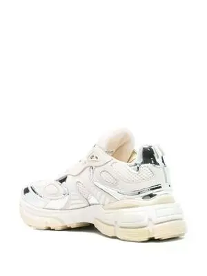 Axel Arigato Metallic-panel Leather Sneakers - Neutrals
