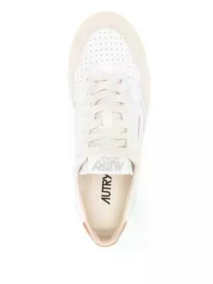 AUTRY Leather And Suede Low Top Trainers