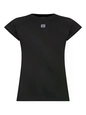 Loewe Anagram-embroidered T-shirt - Black