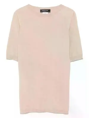 Fabiana Filippi Short-sleeve Cashmere Top