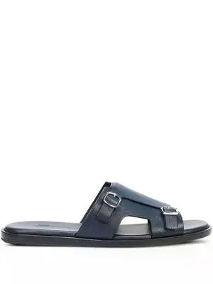 Santoni Round Toe Sandals For Men