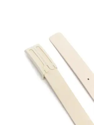Victoria Beckham Leather Belt - White