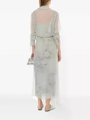Alberta Ferretti Silk Maxi Dress