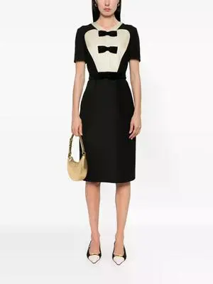 Valentino Garavani Bow-detail Midi Dress