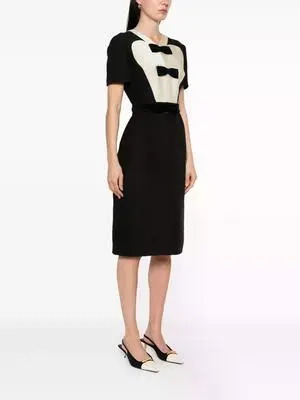 Valentino Garavani Bow-detail Midi Dress