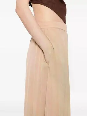 Elie Saab Silk Palazzo Pants