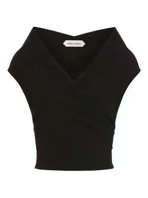 Alberta Ferretti Wool-blend Top