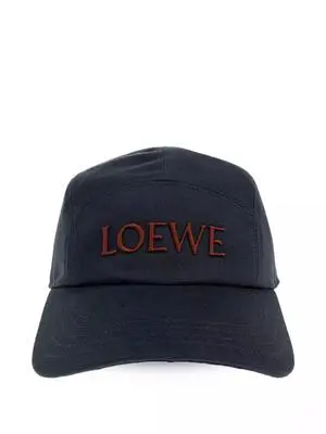 Loewe Logo-embroidered Five-panel Cap - Blue