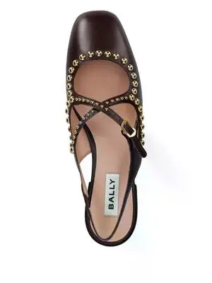 Bally Rina Studded Slingback Pumps
