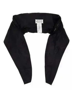 MAISON MARGIELA Hooded Zip-up Scarf - Black