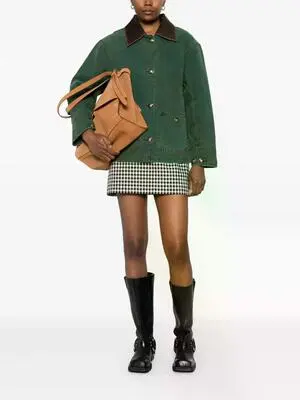 Sandro Oversized Button-up Jacket - Green