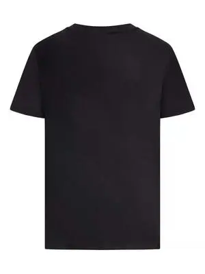 Max Mara Logo-embroidered T-shirt - Black