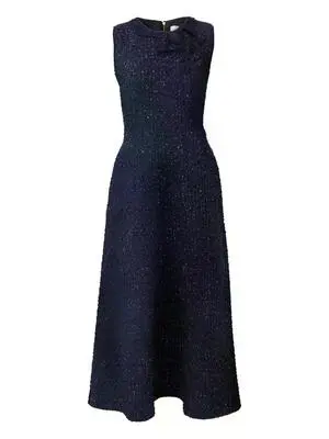 Carolina Herrera Tweed Midi Dress