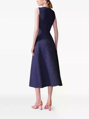Carolina Herrera Tweed Midi Dress