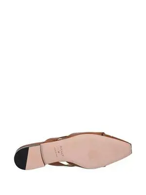 Bally Sylt Brushed Leather Mules