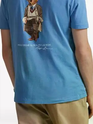 Polo Ralph Lauren Polo Bear-print T-shirt - Blue