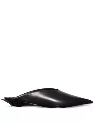 MUGLER Fang Pointed-toe Mules