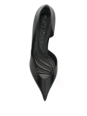 MUGLER 55mm Fang Sculpted-heel Pumps