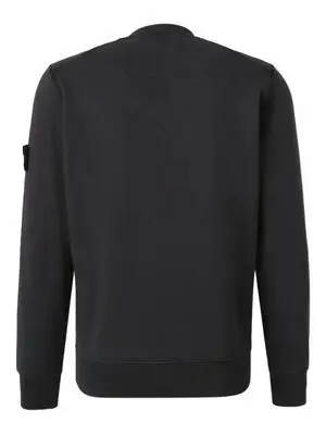 Stone Island Cotton Sweatshirt With Compass Badge
