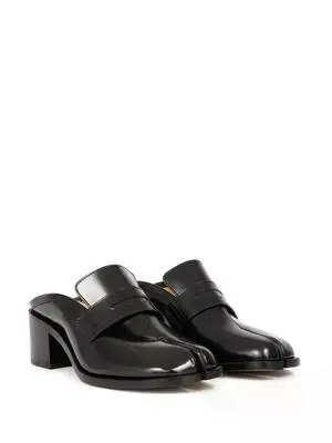 MAISON MARGIELA Tabi City Loafer Mules - Black