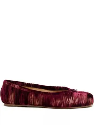 MAISON MARGIELA Tabi Ballet Flats - Red