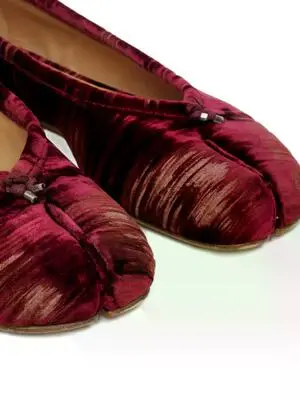 MAISON MARGIELA Tabi Ballet Flats - Red