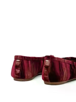MAISON MARGIELA Tabi Ballet Flats - Red