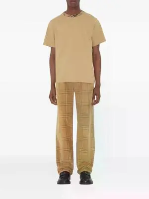 Burberry Checked Corduroy Trousers