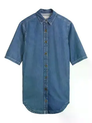 Marc O'polo Button-up Denim Shirt Dress - Blue