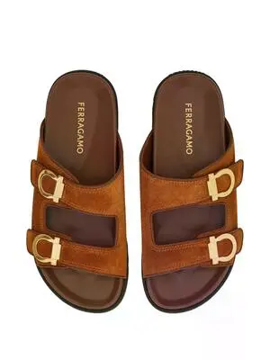 FERRAGAMO Two-strap Flat Sandals