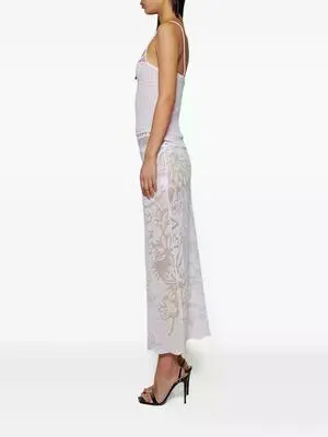 ROBERTA EINER Lace-detailing Midi Dress