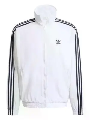 Adidas Firebird Adicolor Zip-up Sweatshirt - White