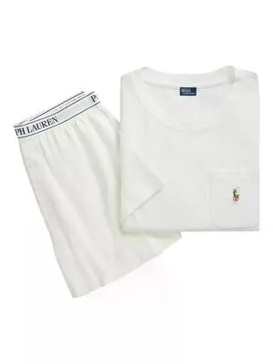 Polo Ralph Lauren Cotton Pyjama Set - White