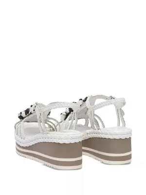 TONI PONS Braided Wedge Sandals