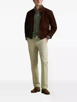 Polo Ralph Lauren Flat-front Twill Trousers - Neutrals