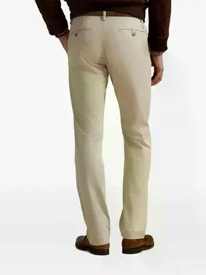 Polo Ralph Lauren Flat-front Twill Trousers - Neutrals